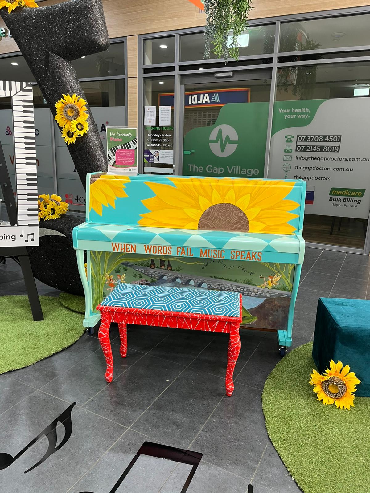 Community Piano Activation - The GAP Village