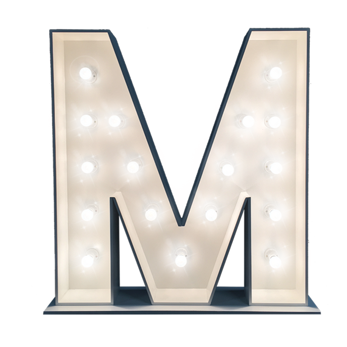 Lighting Marquee Letter Illuminated M