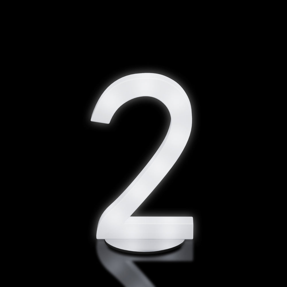 Glow Number LED '2'