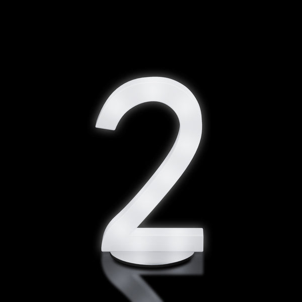 Glow Number LED '2'